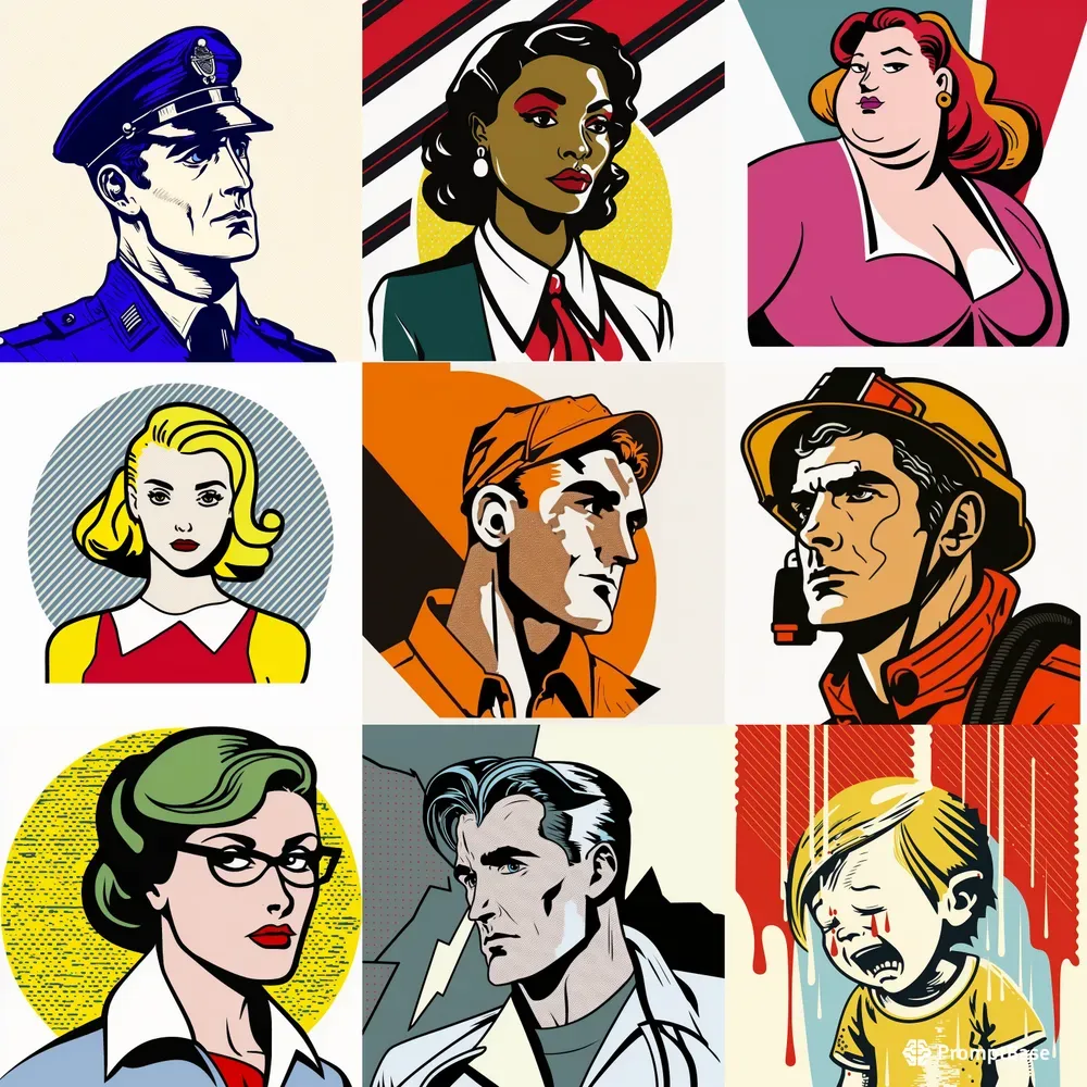 Pop-art Illustrations Midjourney Prompt | PromptBase