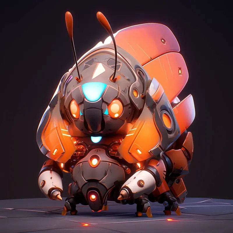 Insect Arachnid Robots Midjourney Prompt | PromptBase