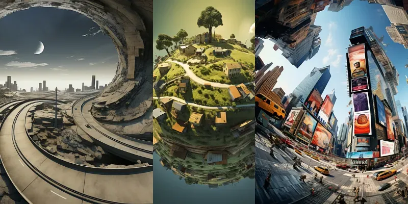 Crazy Perspectives Midjourney Prompt | PromptBase