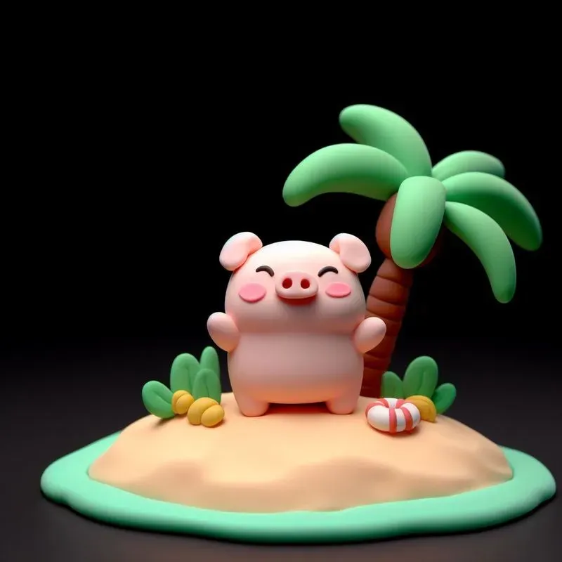 Plasticine Kawaii Scenes DALL·E Prompt | PromptBase