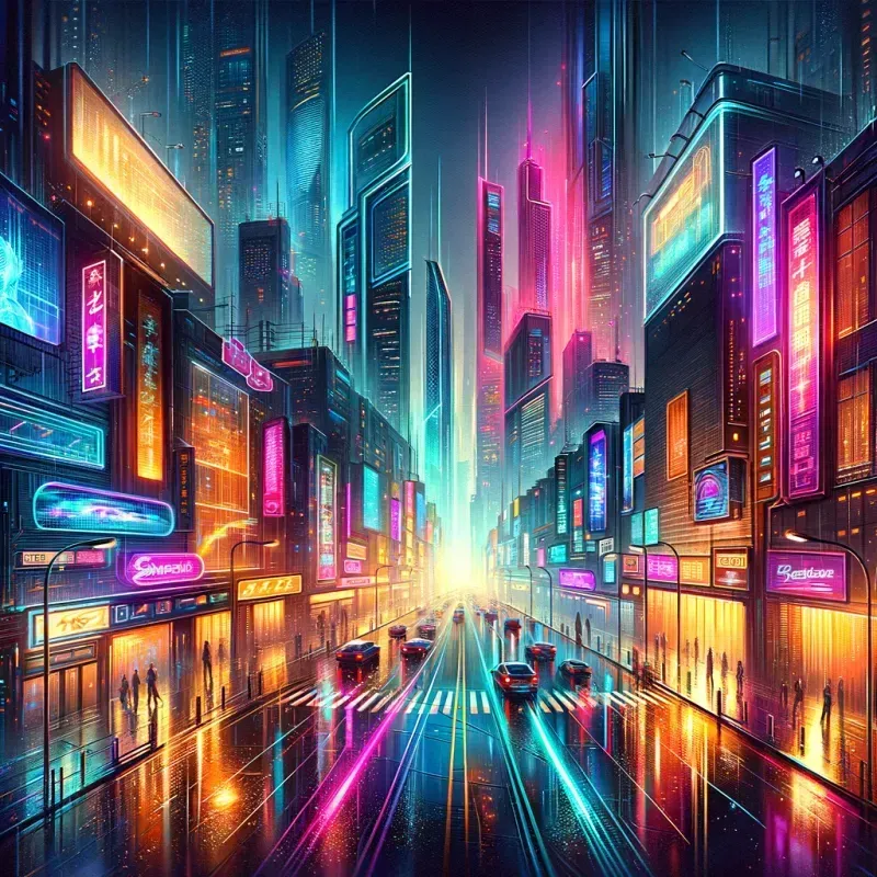 Vibrant Vibes DALL·E Prompt | PromptBase