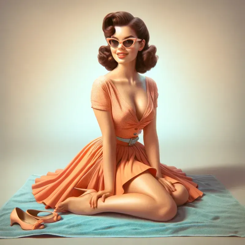 Retro Pin-up Girls DALL·E Prompt | PromptBase