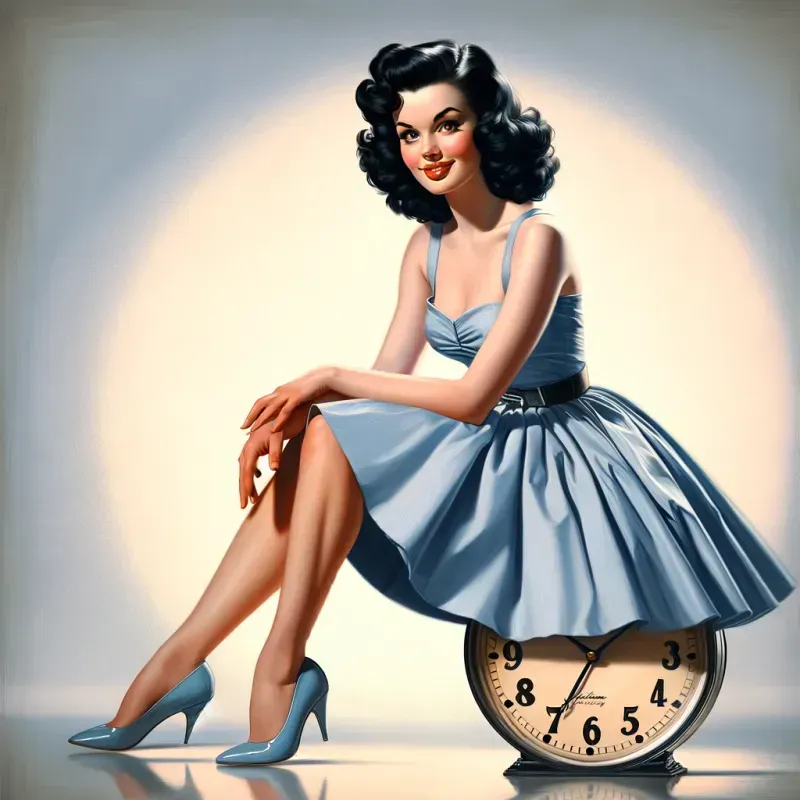 Retro Pin-up Girls DALL·E Prompt | PromptBase