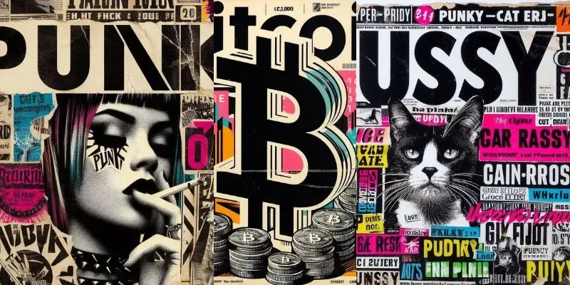 Punk Collages DALL·E Prompt | PromptBase