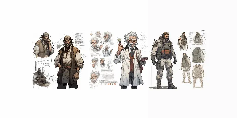 Artistic Character Designs Midjourney Prompt | PromptBase