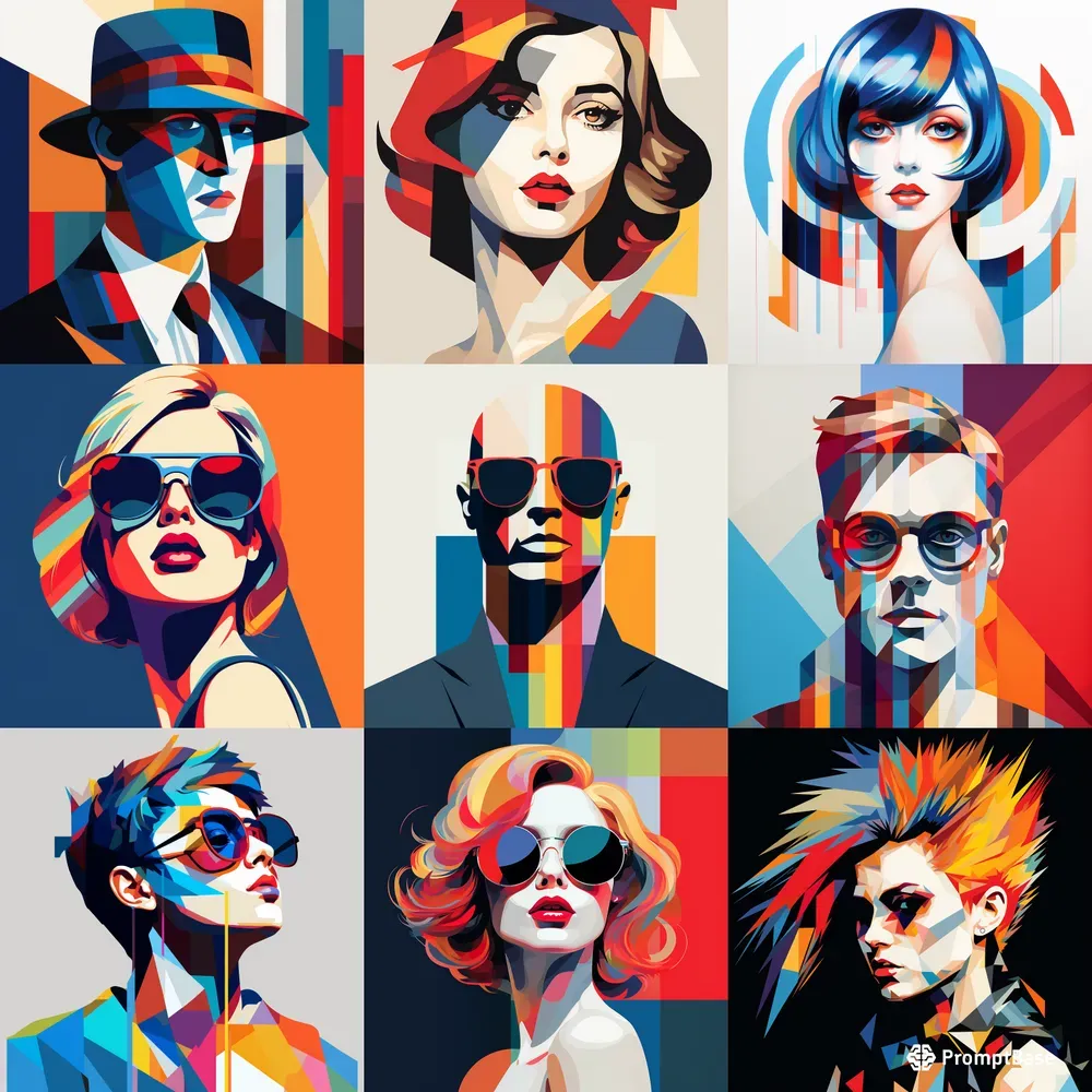 Stunning Modern Portraits Midjourney Prompt | PromptBase