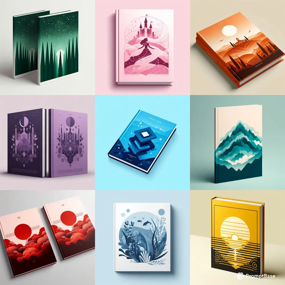 Minimalist Book Cover Designs DALL·E Prompt | PromptBase