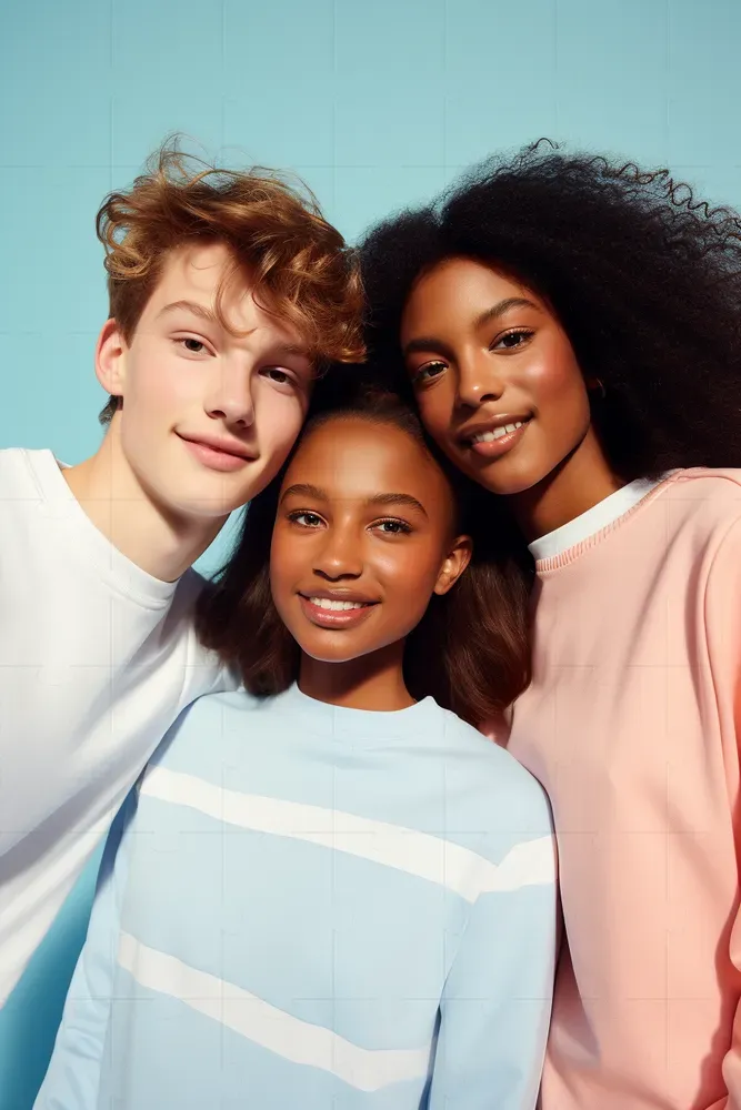 Group Portraits Of Models Midjourney Prompt | PromptBase