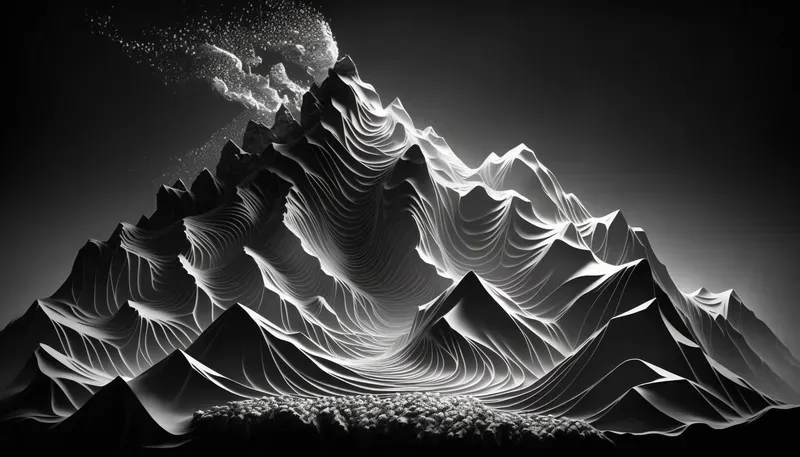 Hi Contrast Drawing Wire Frames Midjourney Prompt | PromptBase