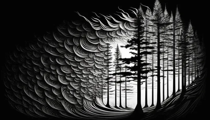 Hi Contrast Drawing Wire Frames Midjourney Prompt | PromptBase