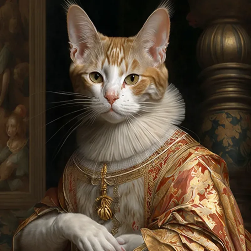 Renaissance Animal Portraits Midjourney Prompt | PromptBase