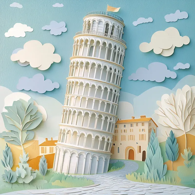 Journeys Through Iconic Landmarks Papers Midjourney Prompt | PromptBase