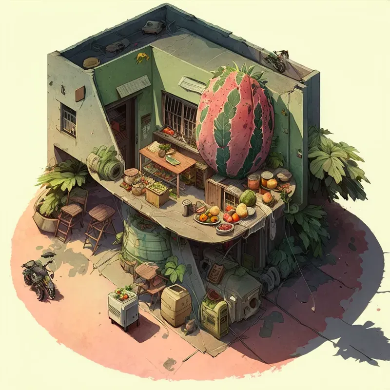 Isometric Level Layouts Midjourney Prompt | PromptBase