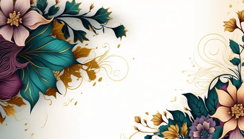 Floral Design Backgrounds Midjourney Prompt | PromptBase