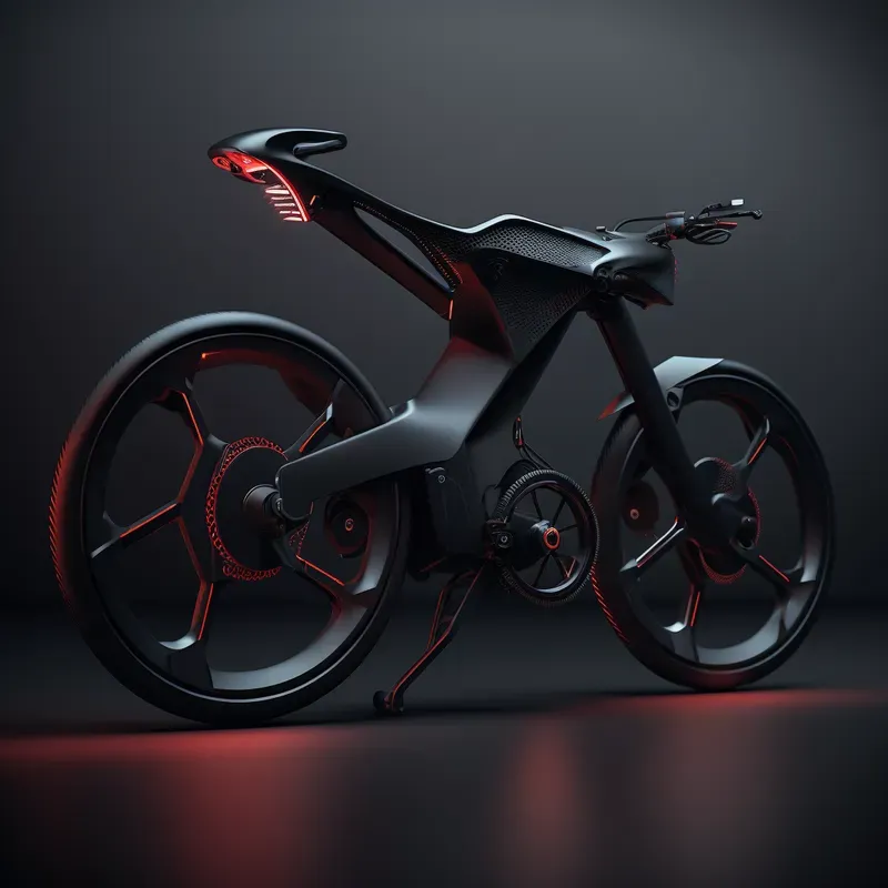 Futuristic Electric Bicycle Designs Midjourney Prompt | PromptBase
