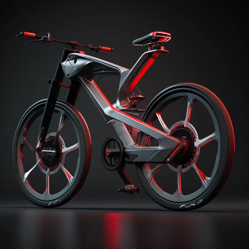 Futuristic Electric Bicycle Designs Midjourney Prompt | PromptBase