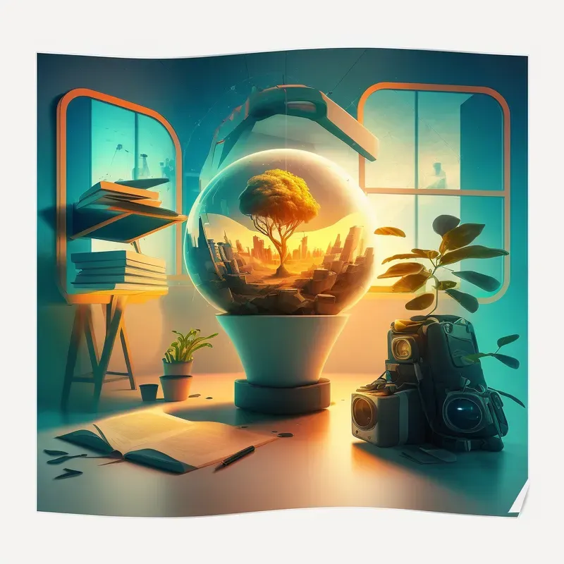 The Metaverse Poster Backgrounds Midjourney Prompt | PromptBase