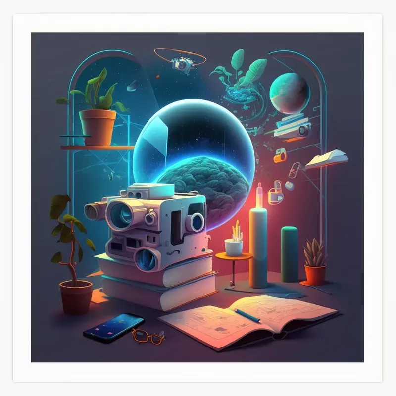 The Metaverse Poster Backgrounds Midjourney Prompt | PromptBase