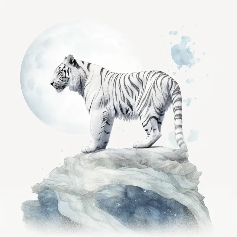 Moonlit Serenity Animals Midjourney Prompt | PromptBase