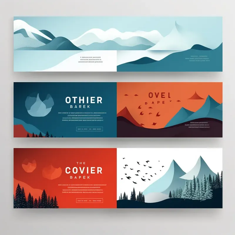 Minimalist Banner Designs Midjourney Prompt | PromptBase