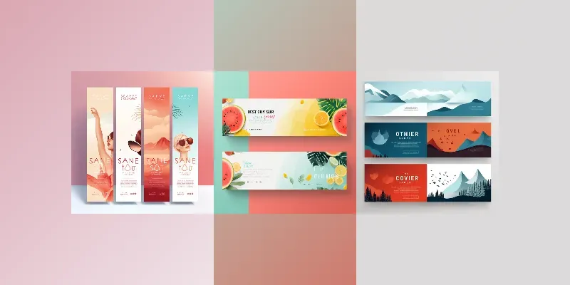 Minimalist Banner Designs Midjourney Prompt | PromptBase