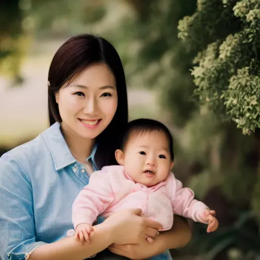 Customer Persona Portrait Of Mother And Baby Stable Diffusion Prompt ...