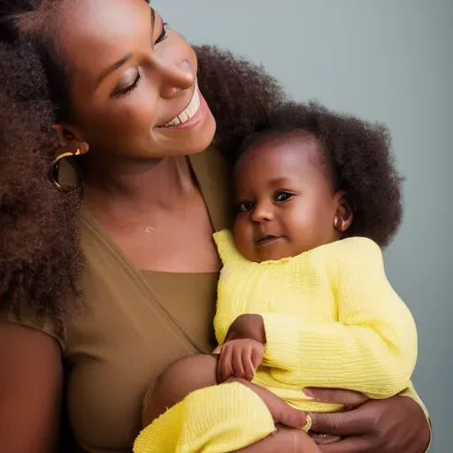 Customer Persona Portrait Of Mother And Baby Stable Diffusion Prompt ...