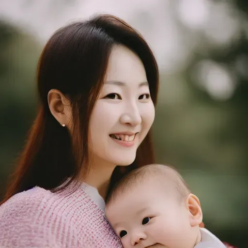 Customer Persona Portrait Of Mother And Baby Stable Diffusion Prompt ...