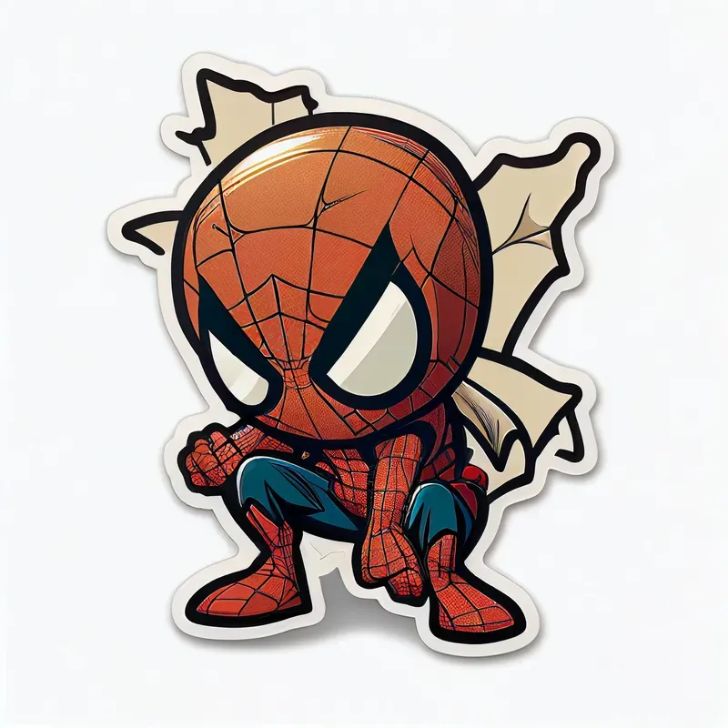 Cute Marvel Heroes Stickers Midjourney Prompt | PromptBase