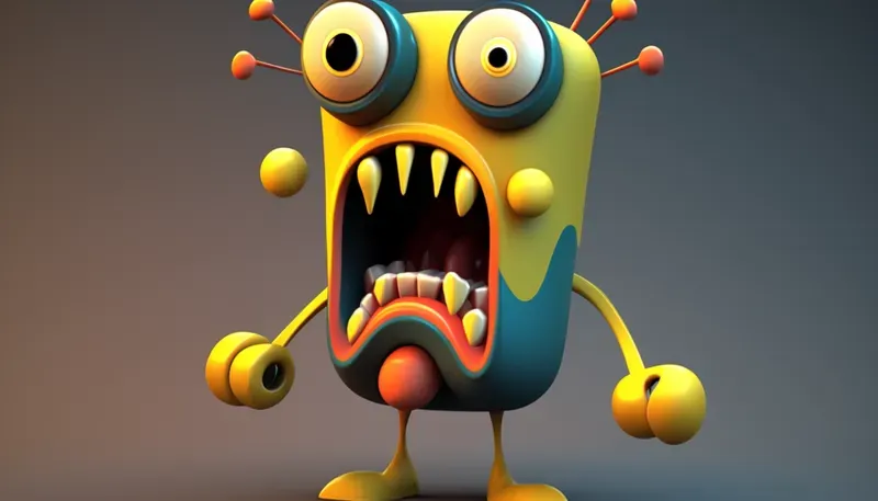 Intense 3D Face Monsters Midjourney Prompt | PromptBase