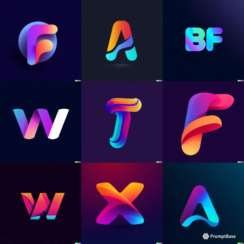 Modern Letter Logos DALL·E Prompt | PromptBase