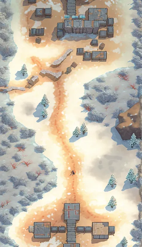 Tabletop RPG Maps Outdoor Environments Midjourney Prompt | PromptBase