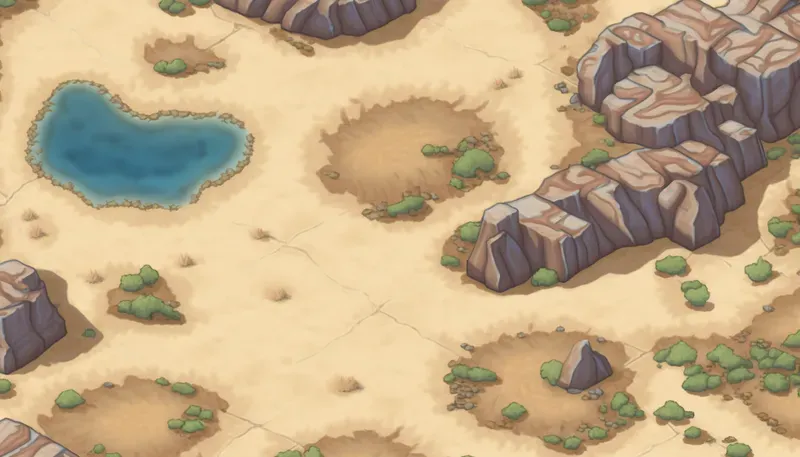 Tabletop RPG Maps Outdoor Environments Midjourney Prompt | PromptBase