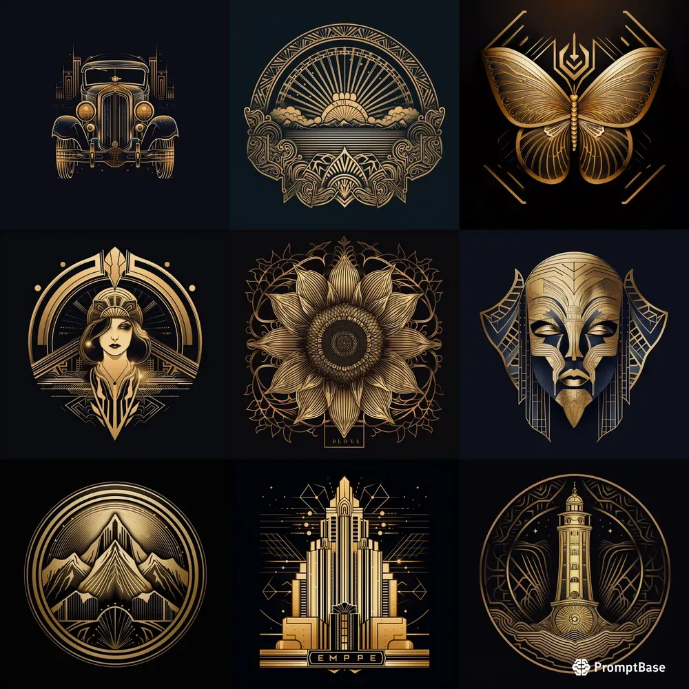 Goldish Logos Midjourney Prompt | PromptBase