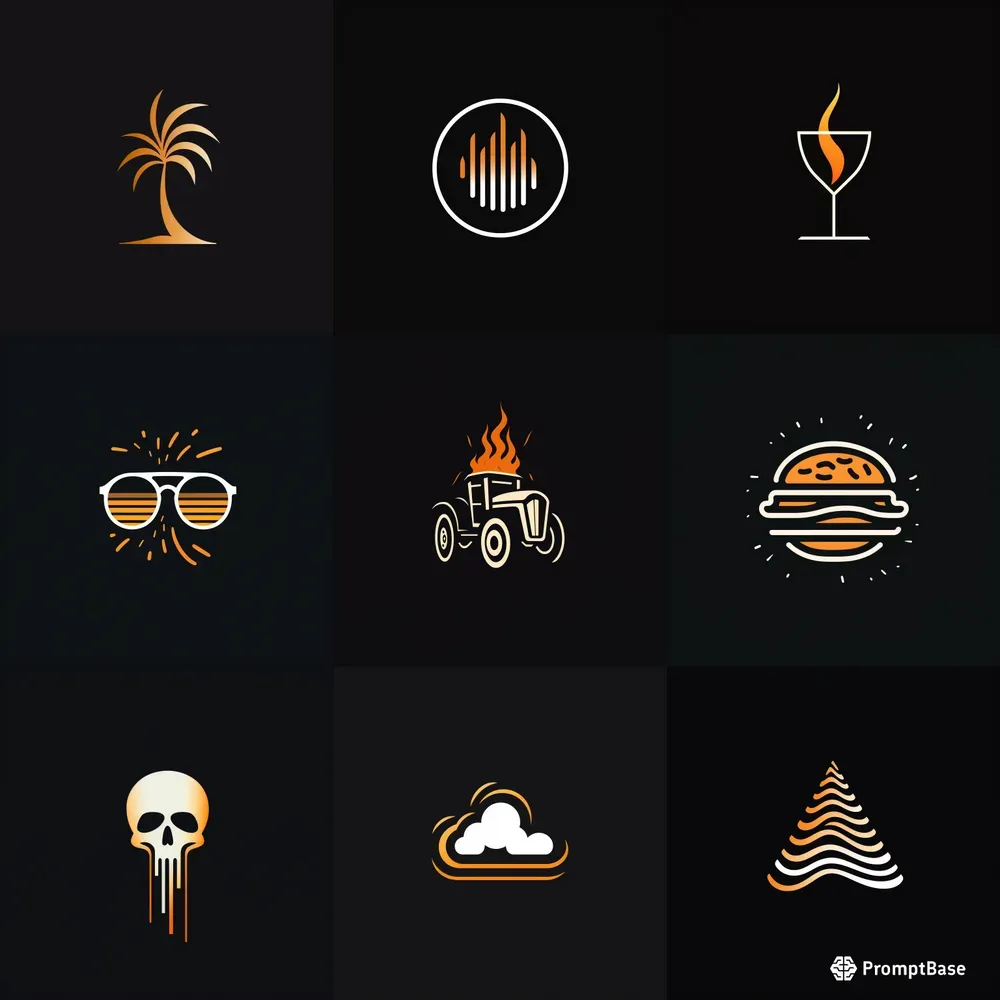 Stylish Logos Midjourney Prompt | PromptBase