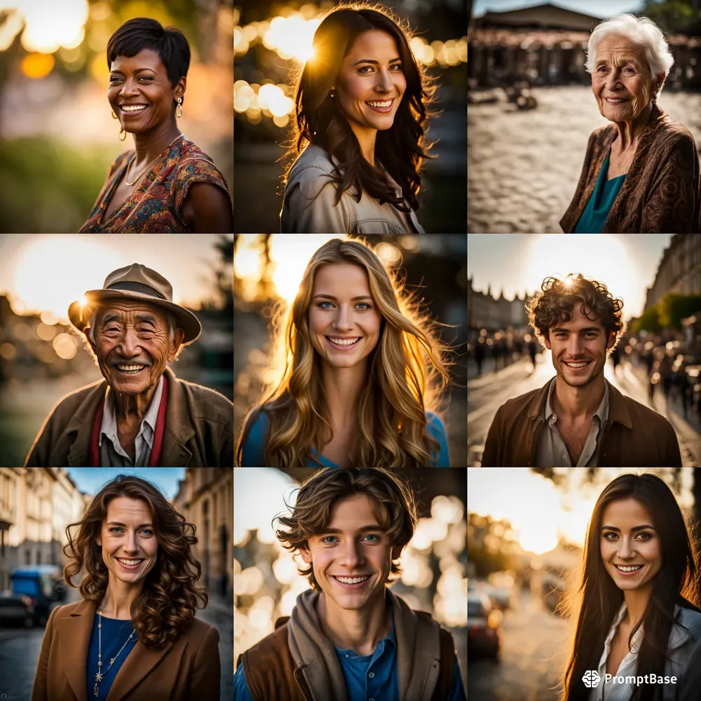 Photorealistic Smiling Portraits Stable Diffusion Prompt | PromptBase