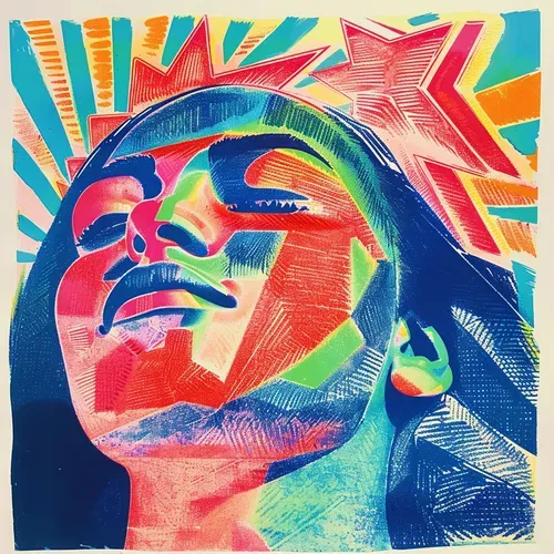 Risograph Radiance Art Generator App | PromptBase