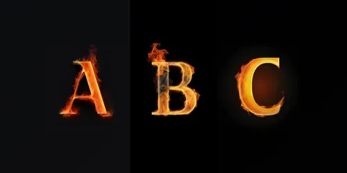 Gothic Logos With Fire Burning Letters Midjourney Prompt | PromptBase