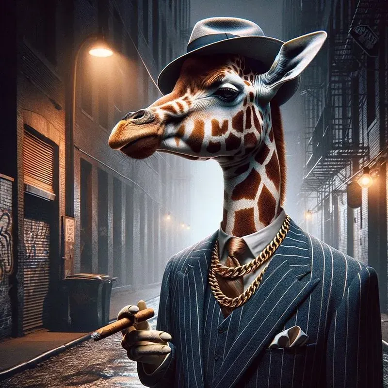 Gangster Animals DALL·E Prompt | PromptBase