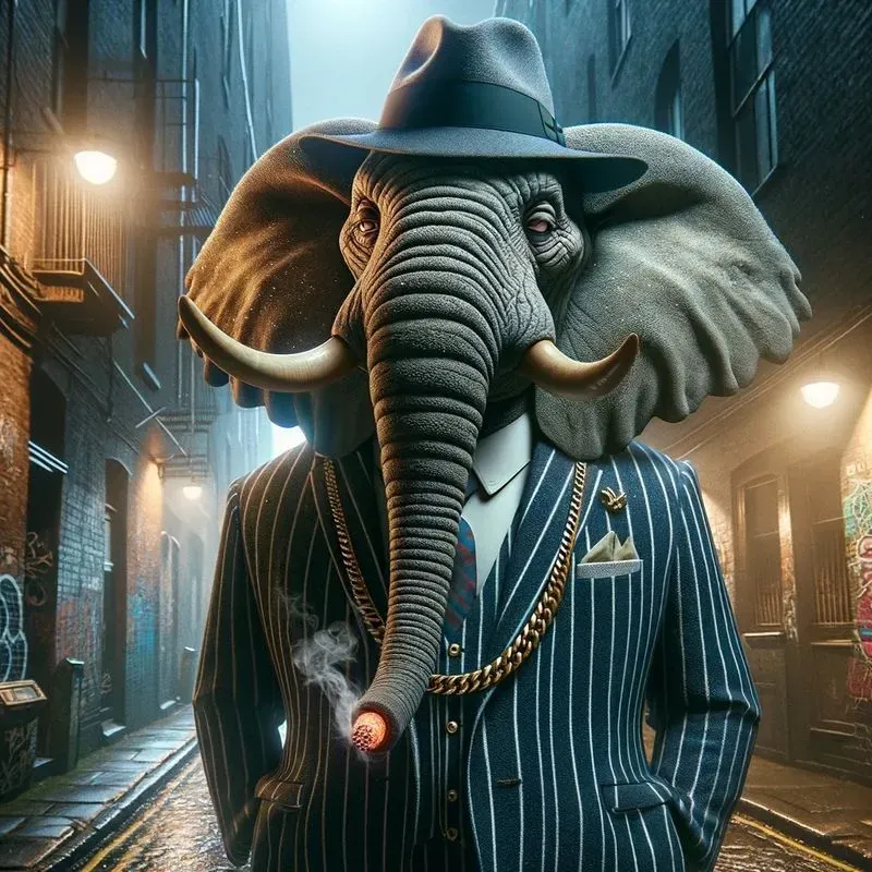 Gangster Animals DALL·E Prompt | PromptBase