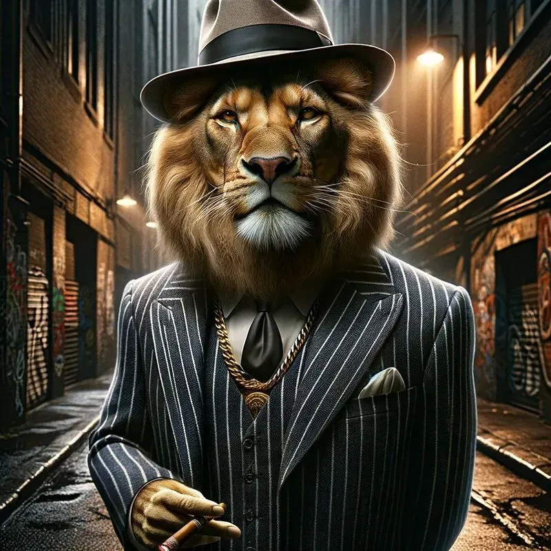 Gangster Animals DALL·E Prompt | PromptBase