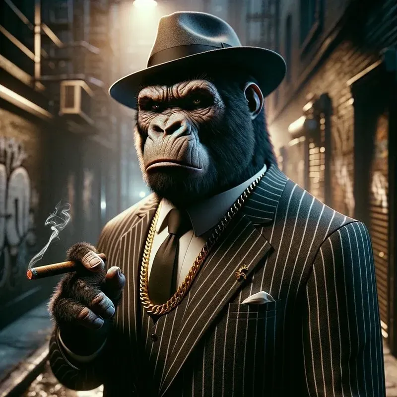 Gangster Animals DALL·E Prompt | PromptBase