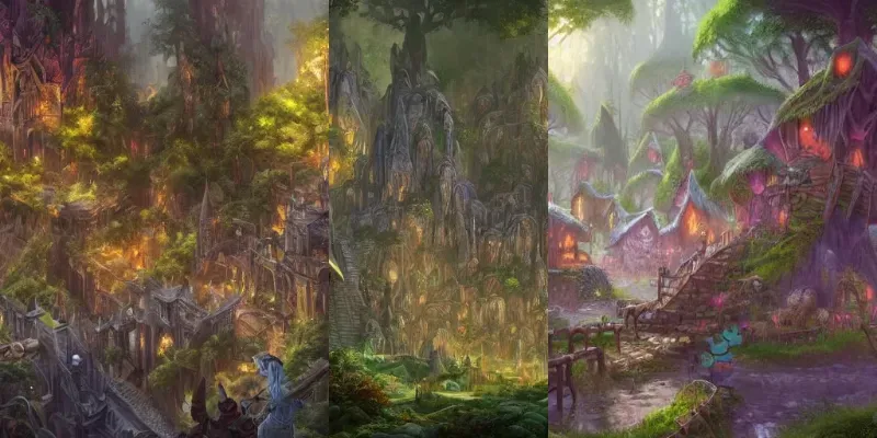 DnD Beautiful City Backdrop Generator Stable Diffusion Prompt | PromptBase