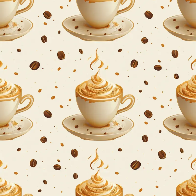 Cozy Cafe Vibes Patterns Midjourney Prompt | PromptBase