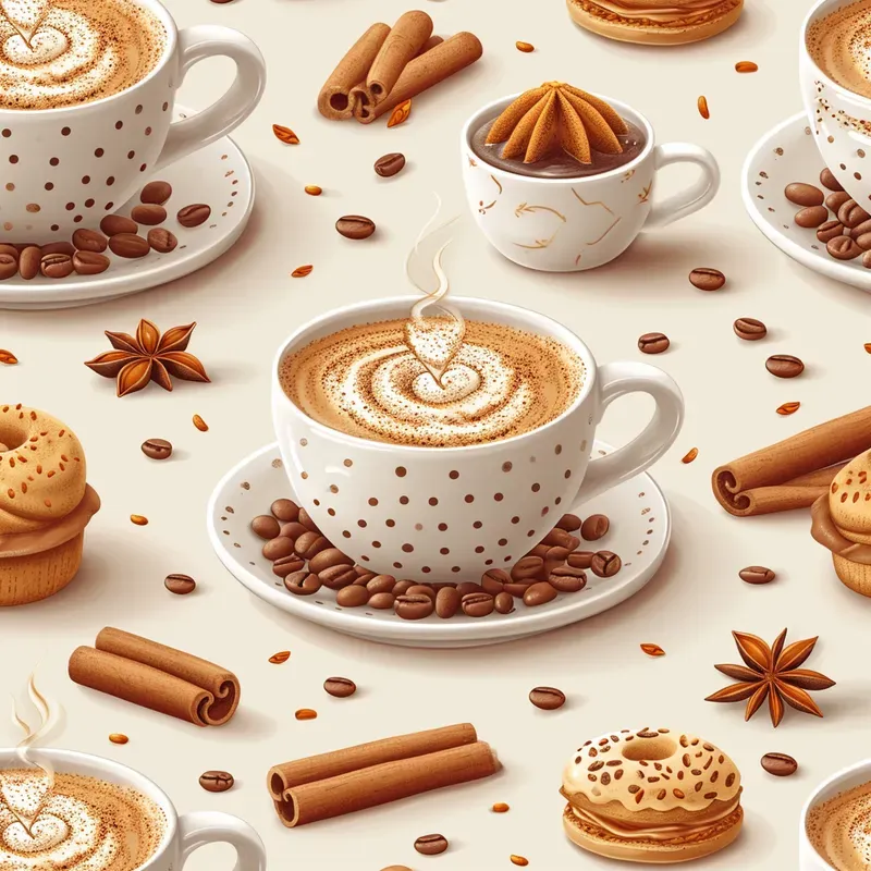 Cozy Cafe Vibes Patterns Midjourney Prompt | PromptBase