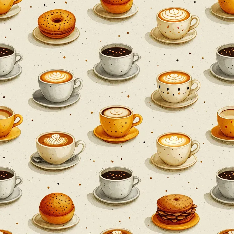 Cozy Cafe Vibes Patterns Midjourney Prompt | PromptBase