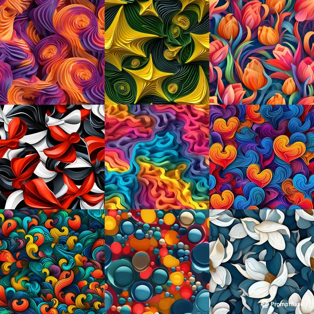 Chiaroscuro Patterns Midjourney Prompt | PromptBase