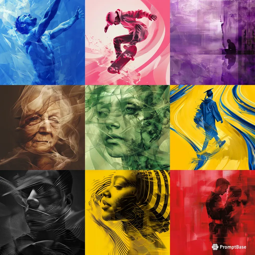 Circles Of Life Midjourney Prompt | PromptBase