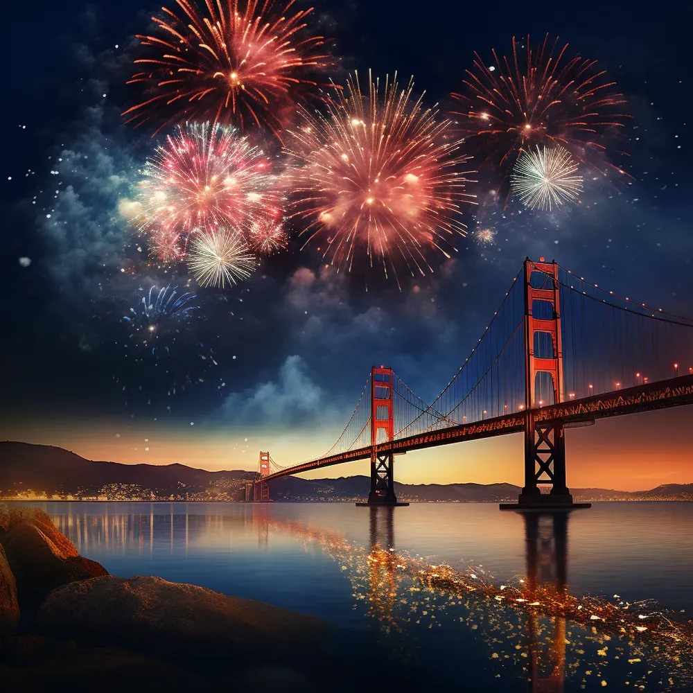 Stunning Firework Displays Midjourney Prompt | PromptBase