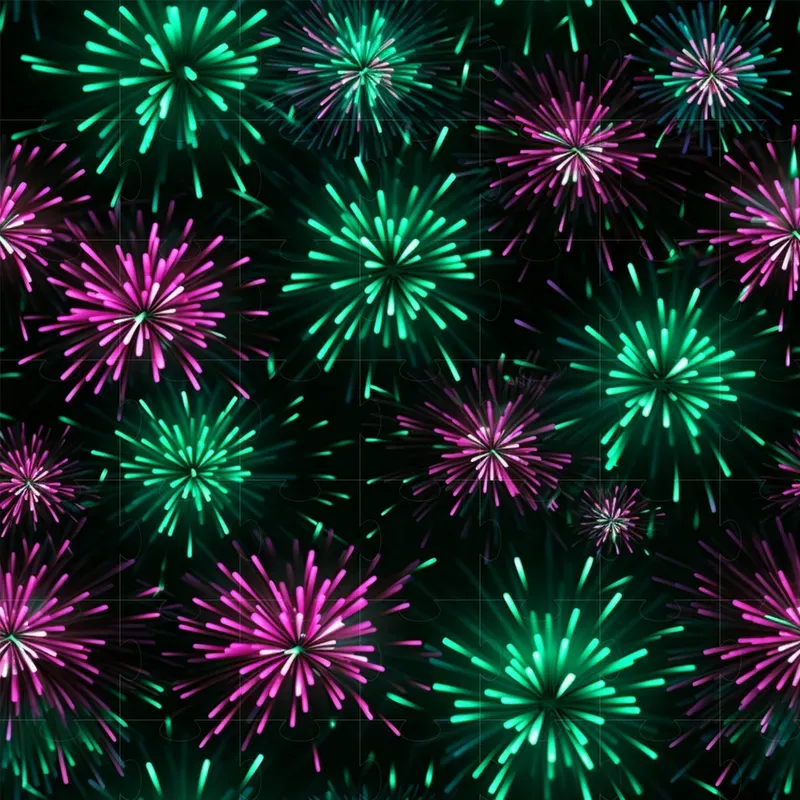 Vibrant Firework Patterns Midjourney Prompt | PromptBase